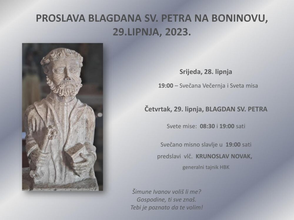 Proslava Sv. Petra na Boninovu | Dubrovnik INsider