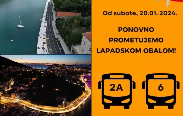 LIBERTAS: Linije prometovanja linija 6 i 2A | Dubrovnik INsider