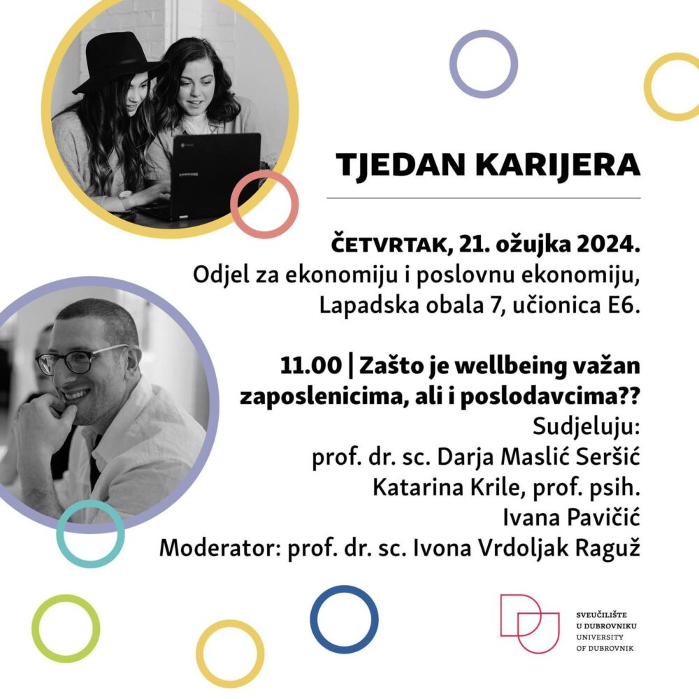 Najava predavanja ‘Zašto je wellbeing važan zaposlenicima, ali i ...